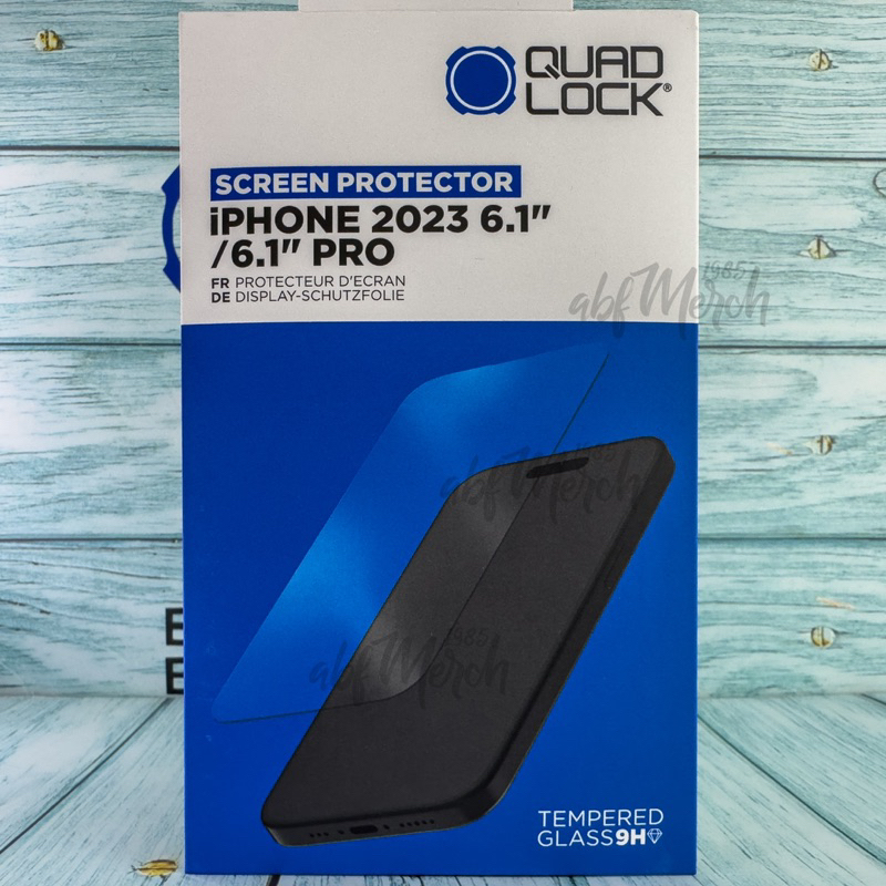 Quad Lock Tempered Glass Screen Protectors - iPhone 15 Pro | Shopee ...