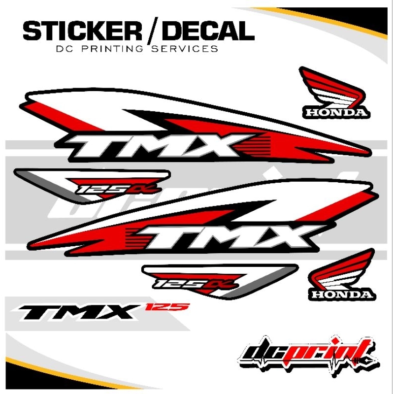 Honda TMX 125 Stock Decal/Sticker Glossy Finish | Shopee Philippines