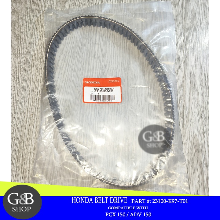 GB HONDA BELT DRIVE FOR PCX 150 / ADV 150 (23100-K97-T01) MADE IN ...