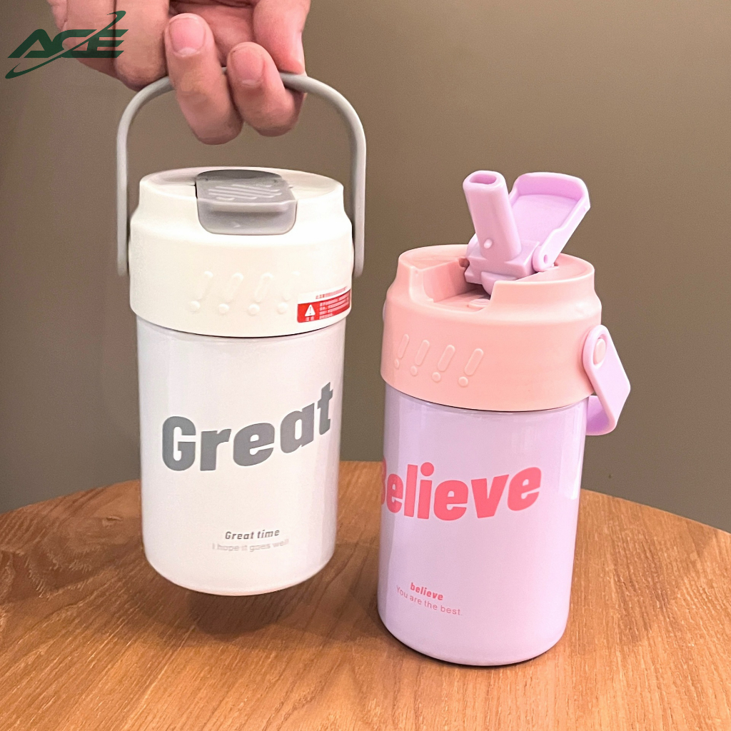 550ml Vacuum Insulated Bottle 316 Stainless Steel Thermos Tumbler Water ...