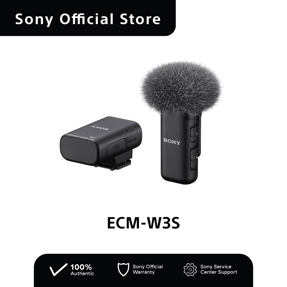 Sony ECM-W3S Single-channel wireless microphone | Shopee Philippines