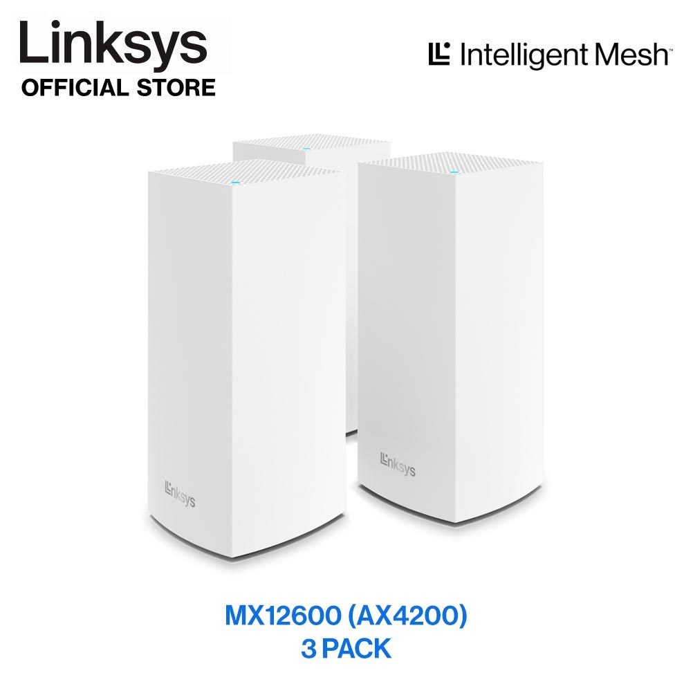 Linksys Velop Ax4200 (3 Pack) Whole Home Mesh WIFI 6 System (MX12600) | Shopee Philippines