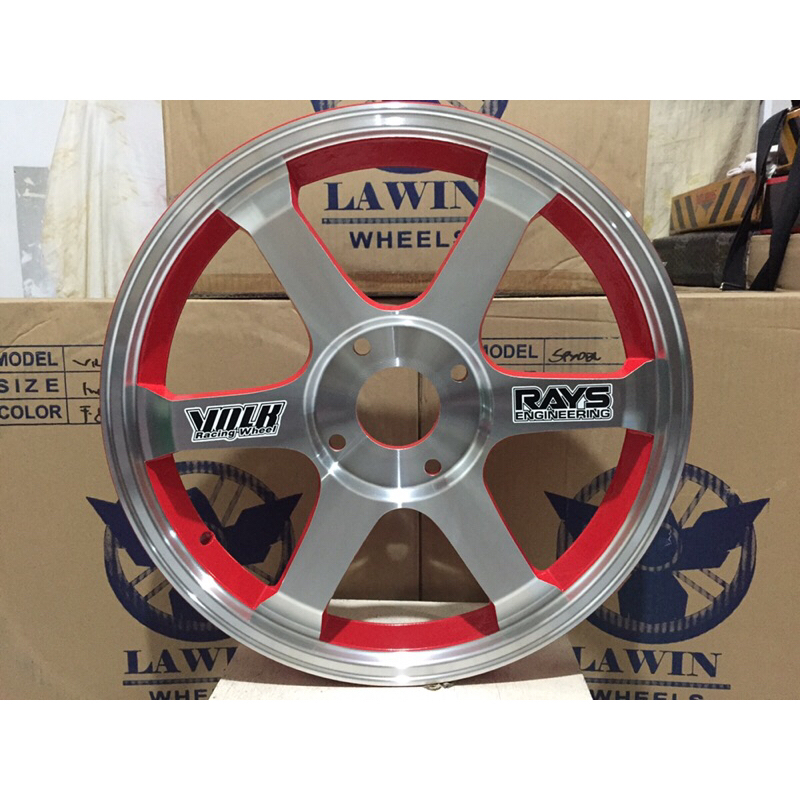 Volk Rays Chrome Edition(Pang tricycle)size 17x1.85(Mags Only) | Shopee ...