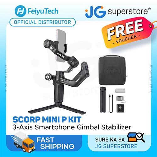 FeiyuTech SCORP Mini P Kit 3-Axis Smartphone Gimbal Stabilizer, AI Tracking Module | Shopee ...