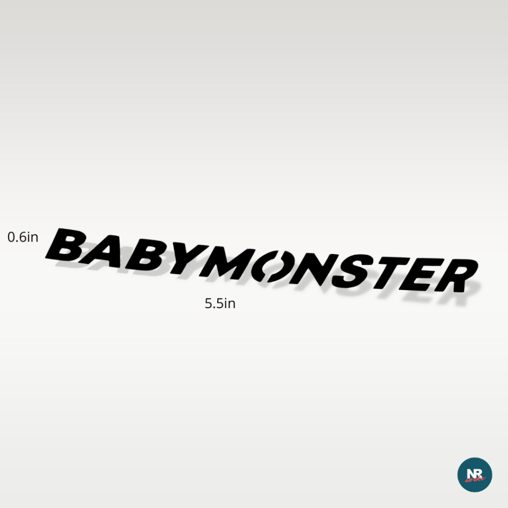 Babymonster Kpop Logo Chiquita Rora Ruka Pharita Asa Haram Vinyl Decal ...