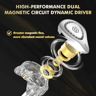 Popcorn BASS X9 Pro Dual Magnetic Dynamic Unit Ear Earphone HIFI DJ ...