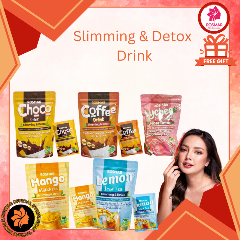 Rosmar Official Flavor Detox Slimming & Whitening Sachet Drinks ...