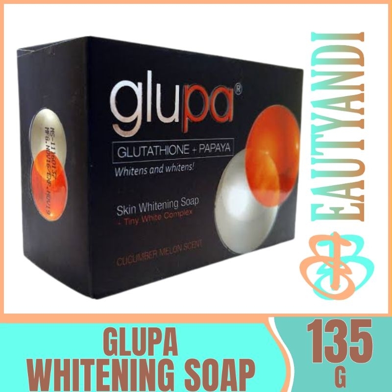GLUPA Skin Whitening Soap 135g Glutathione + Papaya | Cucumber Melon ...