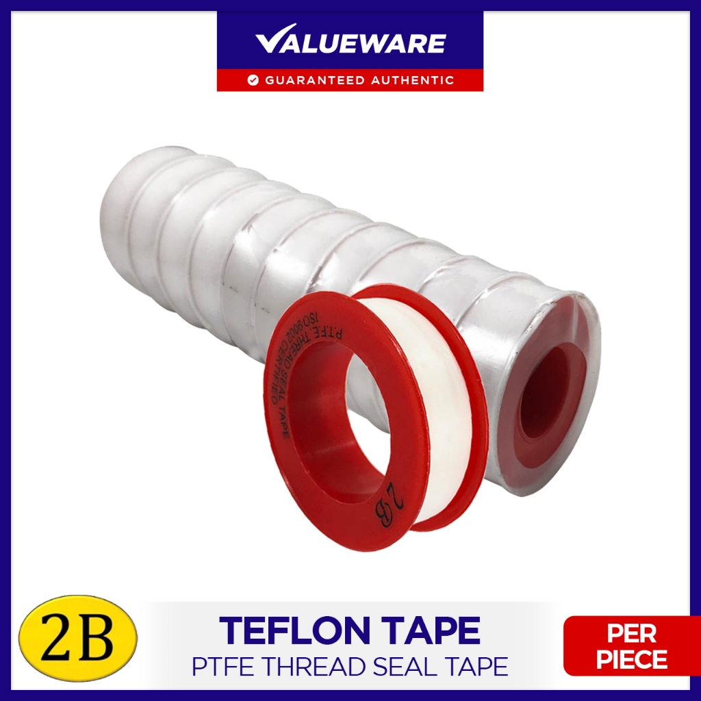 2B Teflon Tape | 1" / 3/4" / 1/2" (Per Piece) - PTFE / Thread Seal ...