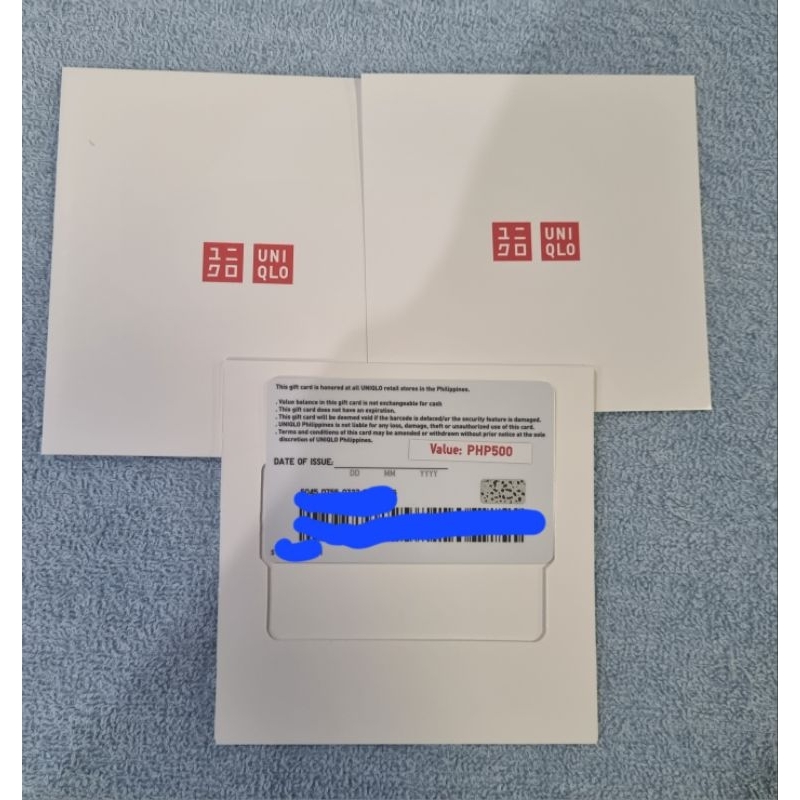 Uniqlo gift card with load 500pesos | Shopee Philippines