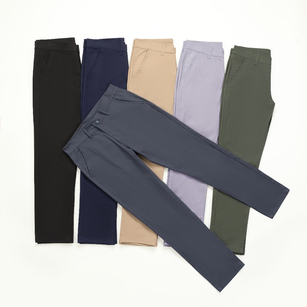 8 Colors Men's Stretch Trousers Cotton Fashionable High Quality ...