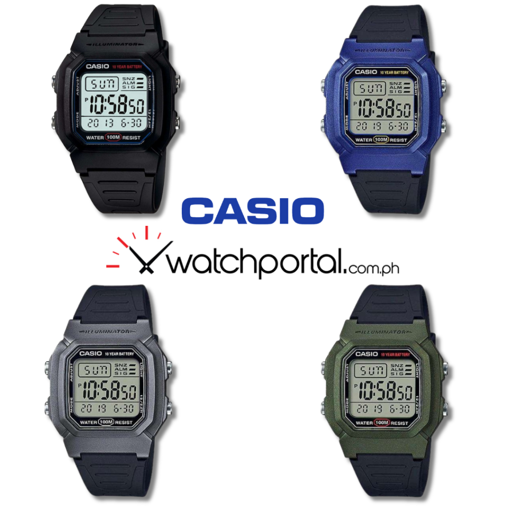 Casio W-800H Series Watch for Men | Shopee Philippines