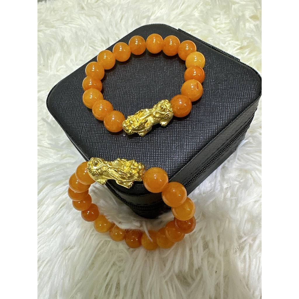 LUCKY CHARM PIYAO IN 2024 APRICOT CRUSH CHARM BRACELET for women with ...