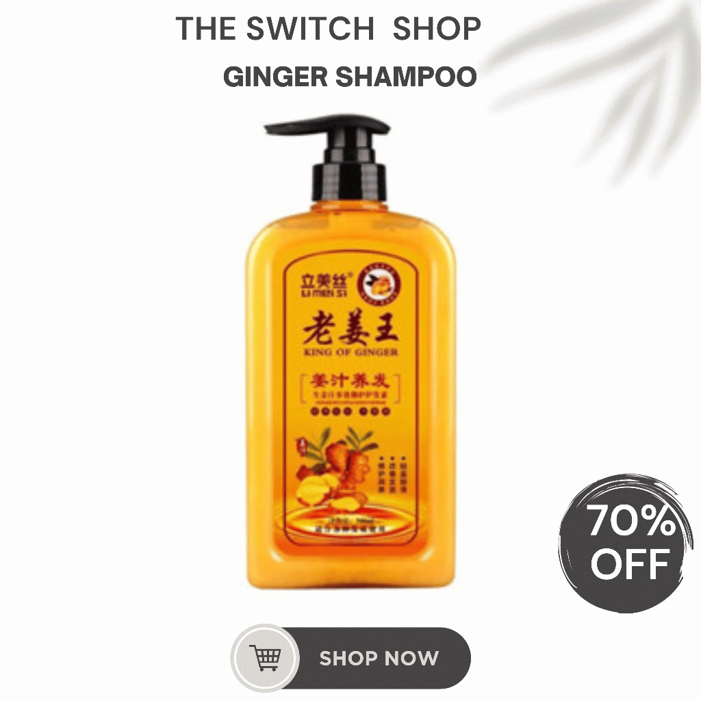 Original Ginger Shampoo - Your Anti-Dandruff and Hair Thickening ...