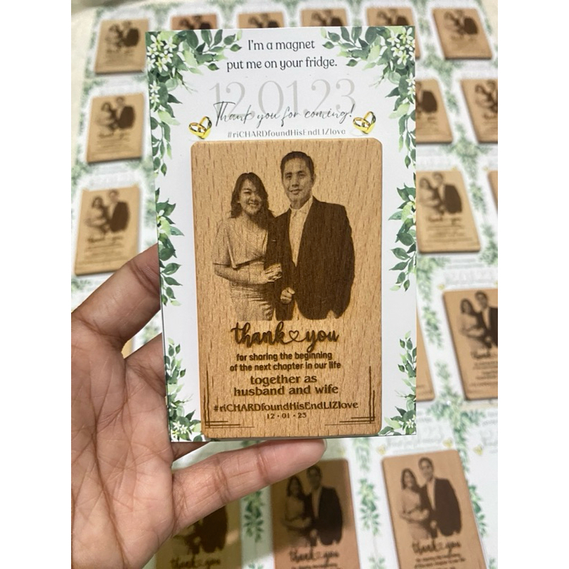 Personalized Ref Magnet | Laser Engraved | Shopee Philippines