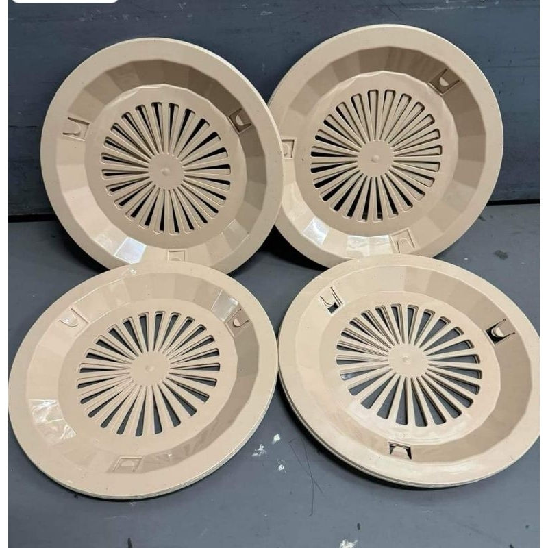 12pcs Mocha Plastic Party Plates Paper Plates Holder | Shopee Philippines