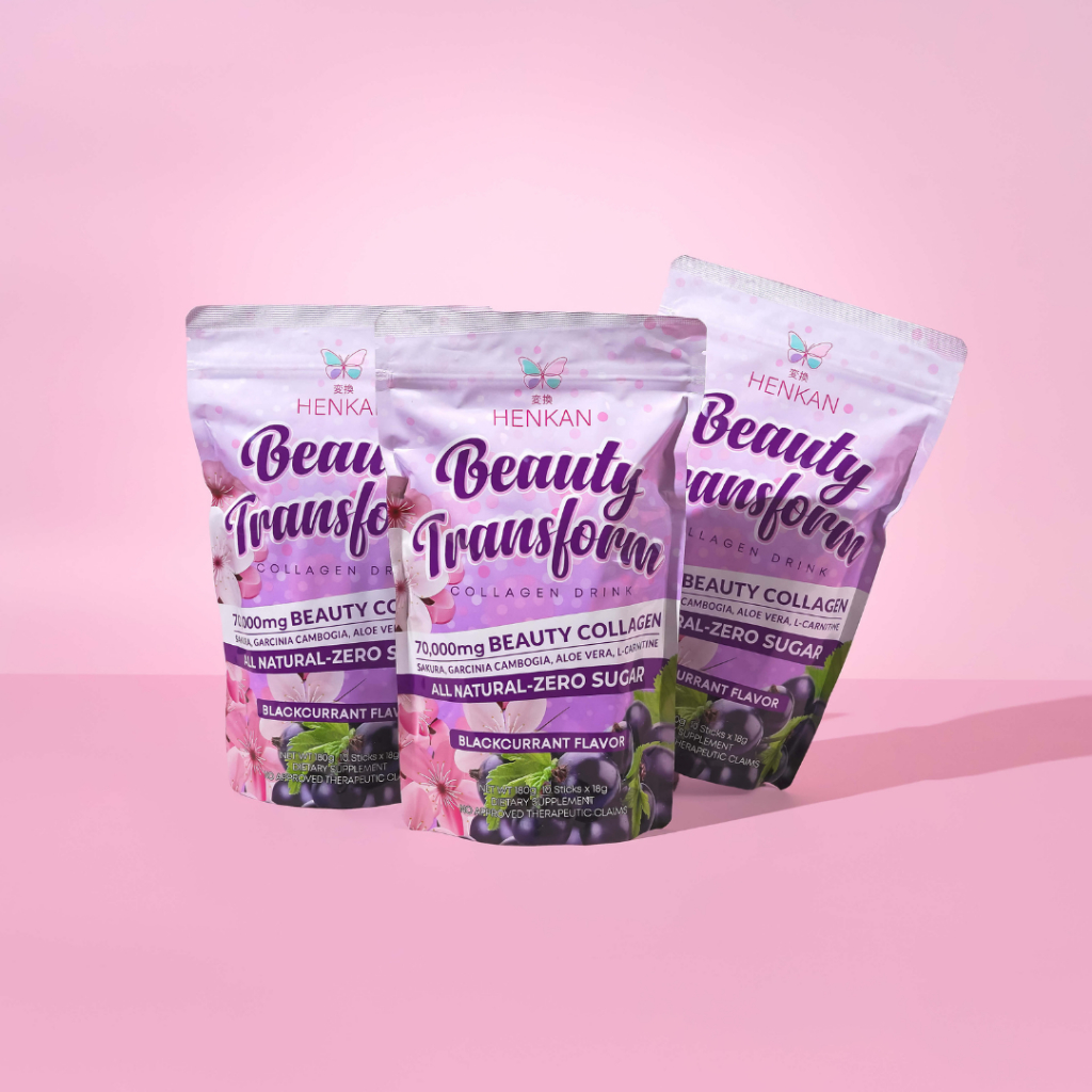 HENKAN Collagen Drink: (3 Pouches + FREE Shipping) Perfect for Fresh ...