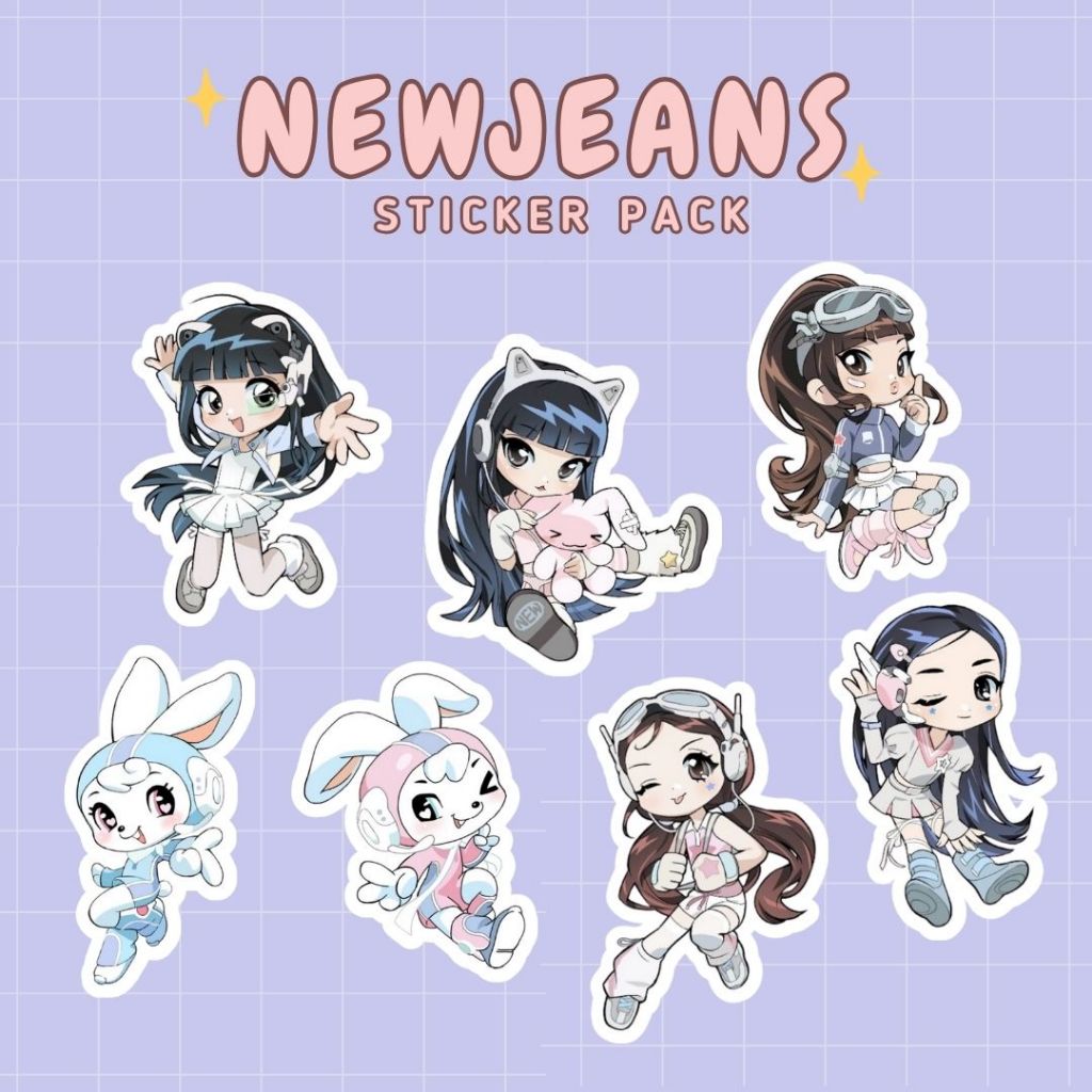 Kpop NewJeans Twice BlackPink Ive Sticker Packs | Shopee Philippines