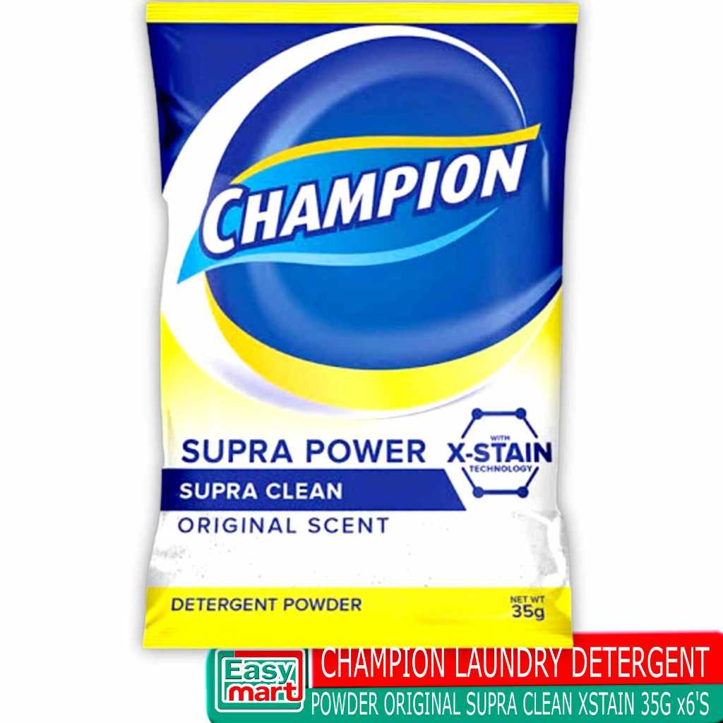 Easy.Mart Champion Laundry Detergent Powder Original Supra Clean X ...