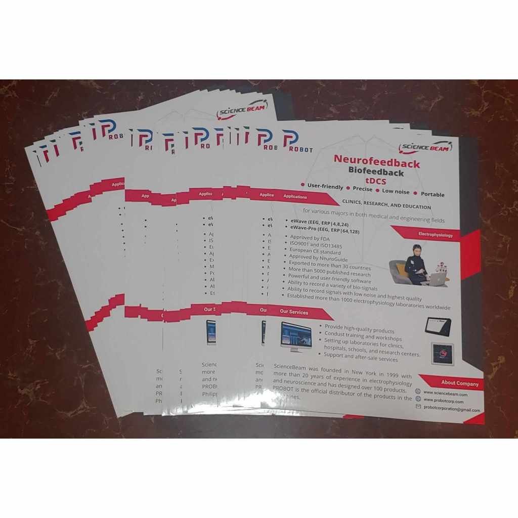 50pcs FLYERS/BROCHURE A4 size - Please message us first for orders ...