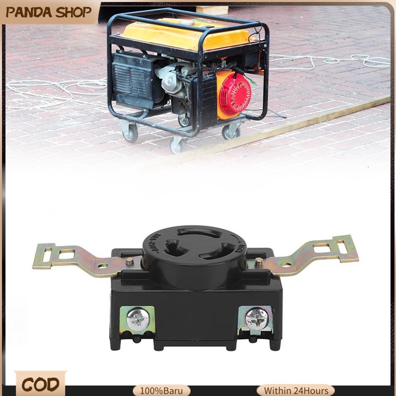 30a 250v 3 Pole Us Generator Socket Single‑phase Socket Copper Wired