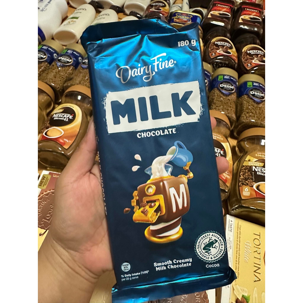 Dairy Fine Milk chocolate bar 180g 07/2024 exp | Shopee Philippines