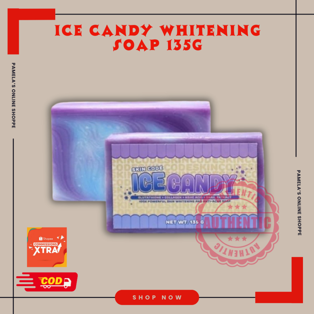 Ice Candy Whitening and Anti-acne Soap 135gms | Shopee Philippines