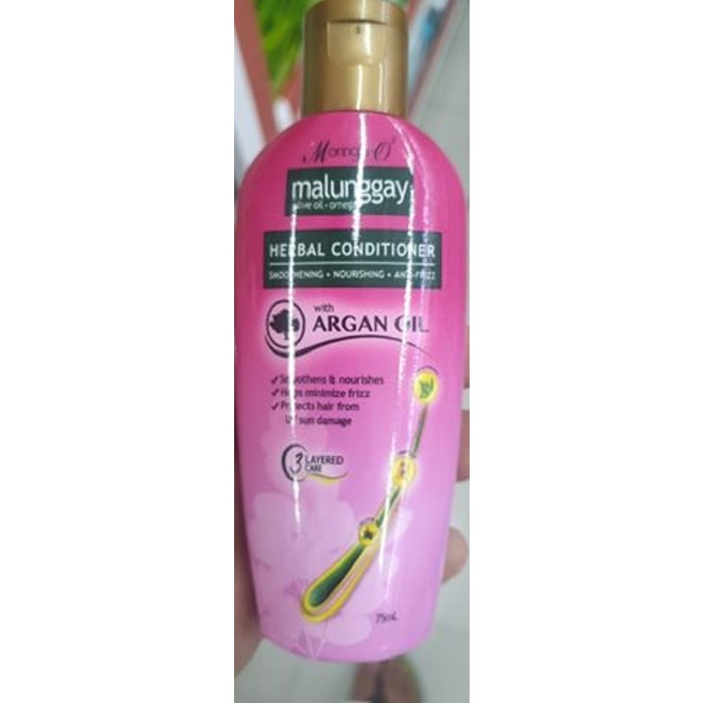 Moringa-O2 Herbal Anti-Frizz Conditioner with Argan Oil 75ml | Shopee ...