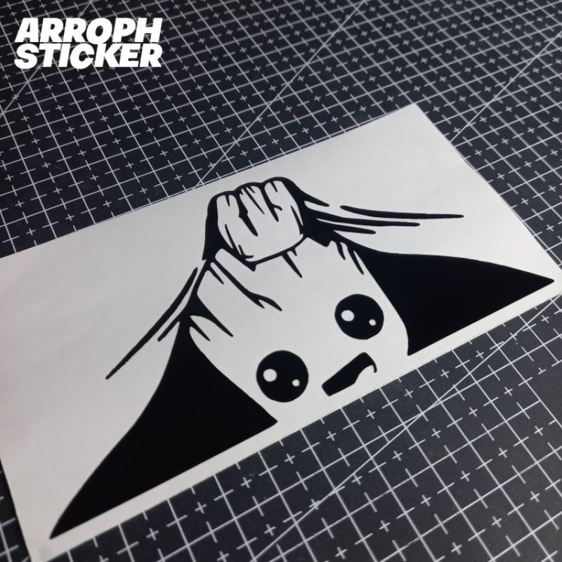 Peeking Monster Groot Vinyl Decal Cutout Sticker - Waterproof Outdoor ...