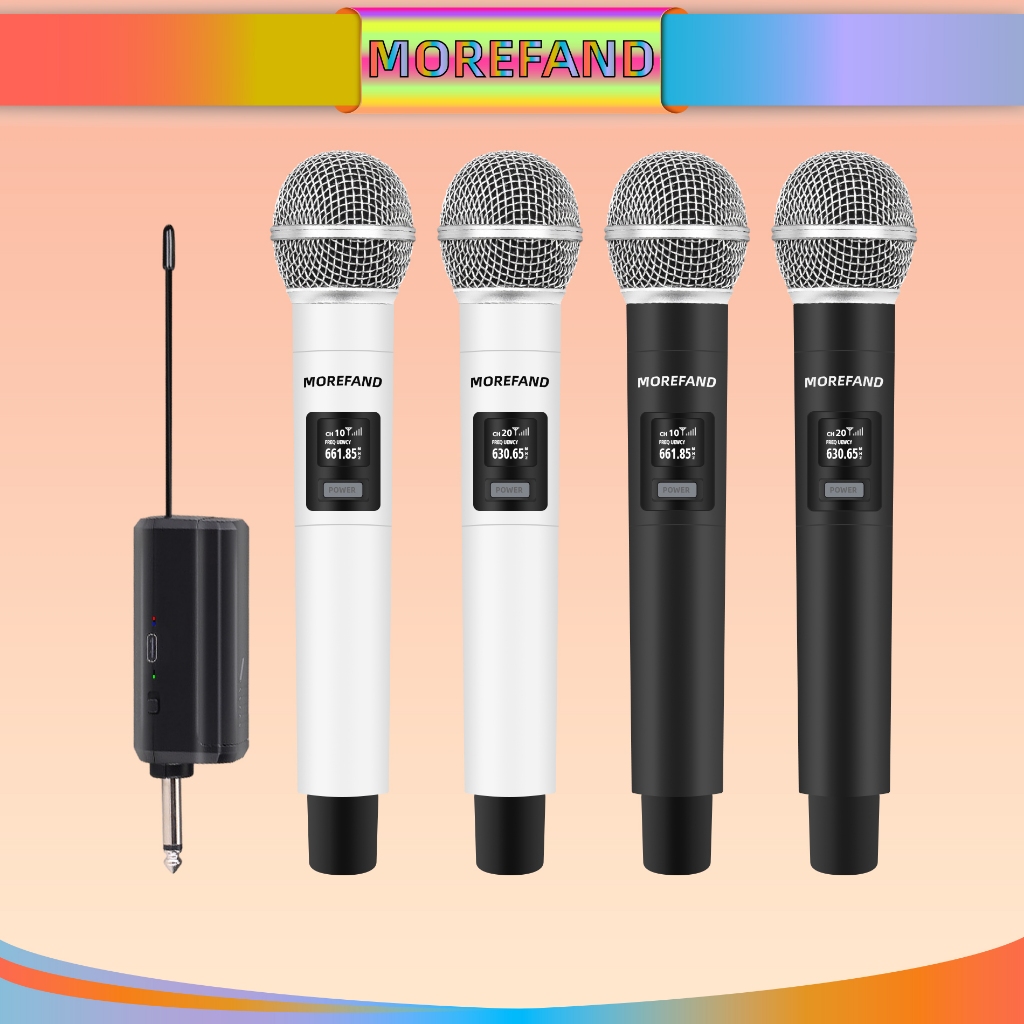 Dual Floating Mic Wireless Microphone Dual Handheld Mic Wireless ...