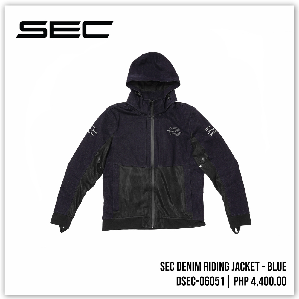DSEC-06051 | SEC Denim Riding Jacket - Blue (46/Small - 58/4XL ...