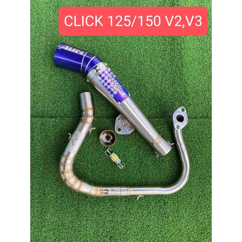 AUN OPEN PIPE CLICK 125/150 V2,V3 BIG TIP TUBE TYPE | Shopee Philippines