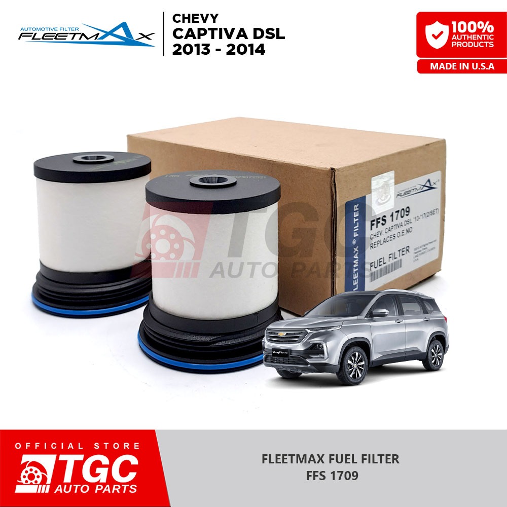 Fleetmax Fuel Filter for CHEVY CAPTIVA DSL 2013 - 2014 FFS 1709 - 1 Set ...