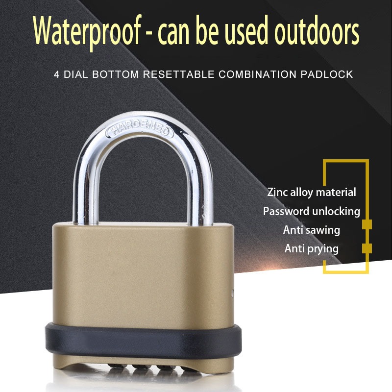 password padlock Heavy-duty Security Padlock Stainless Steel Padlock ...