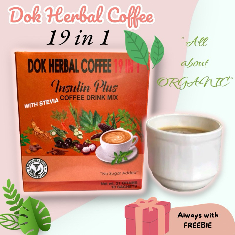 Dok Herbal Coffee 15 in 1 and 9 in 1 and 19 in 1 Insulin Plus coffee ...