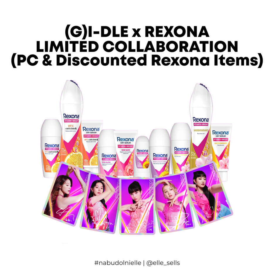 GIDLE Photocards from Rexona Collaboration | (G)I-DLE Limited ...