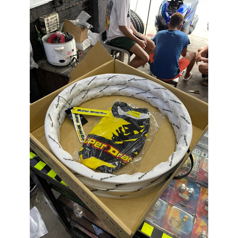 SDR RIM / super drag rim 1.2 1.4 silver and black + Free t-shirt ...