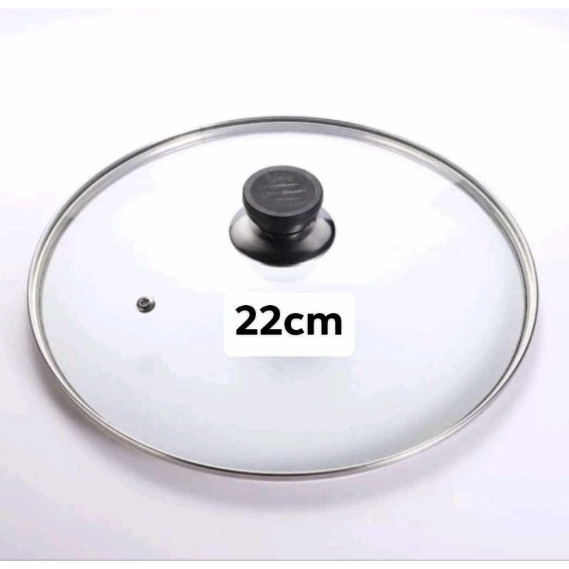 Glass Lid Cover Pan Pot Glass Lid Cover High Quality. 22cm | Shopee ...