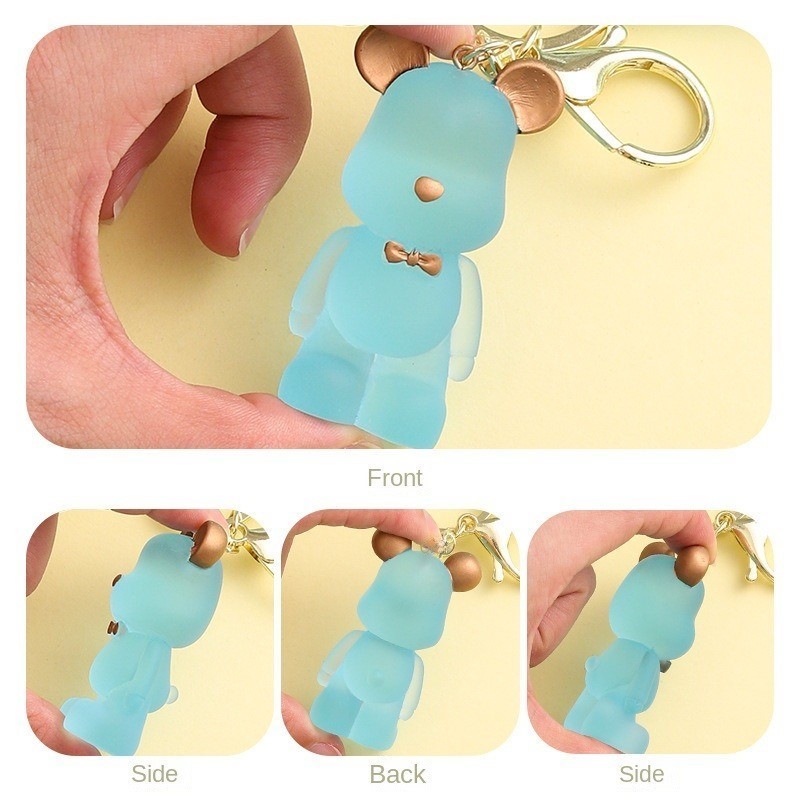 Mydauthorized Fashion Pendant Cartoon Bear Keychain Acrylic Cute Pooh ...