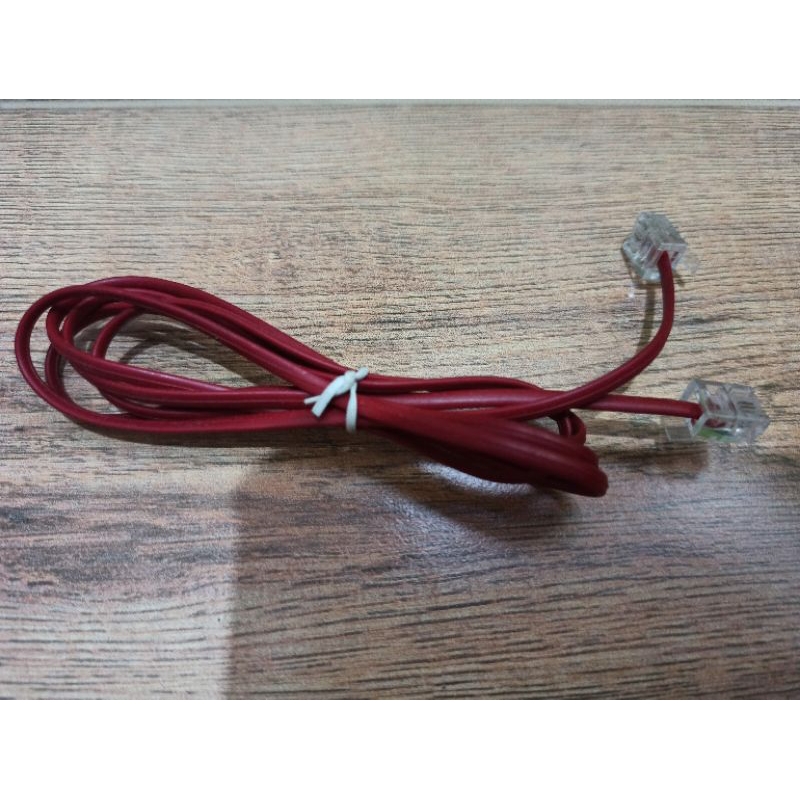 Telephone Flat Wire with rj11 Connector | Shopee Philippines