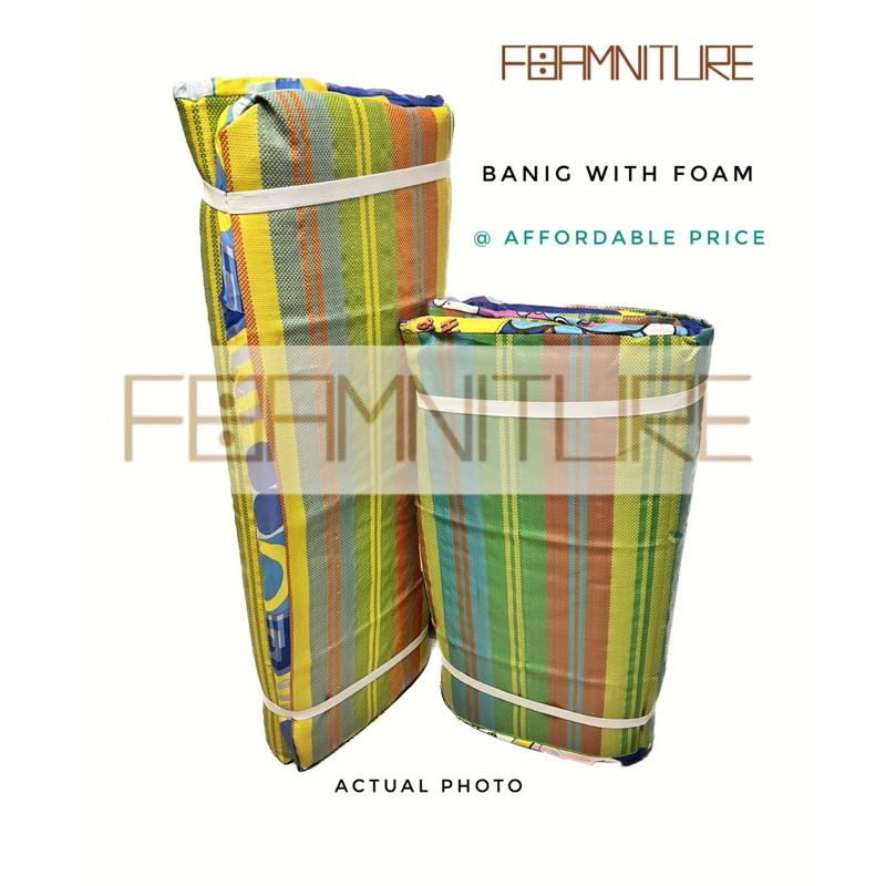 BANIG WITH COMFORTER FOAM MATTRESS | Shopee Philippines