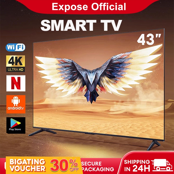 Expose Smart tv 43 inch led TV flat screen tv 4k 32 inch Smart tv ...