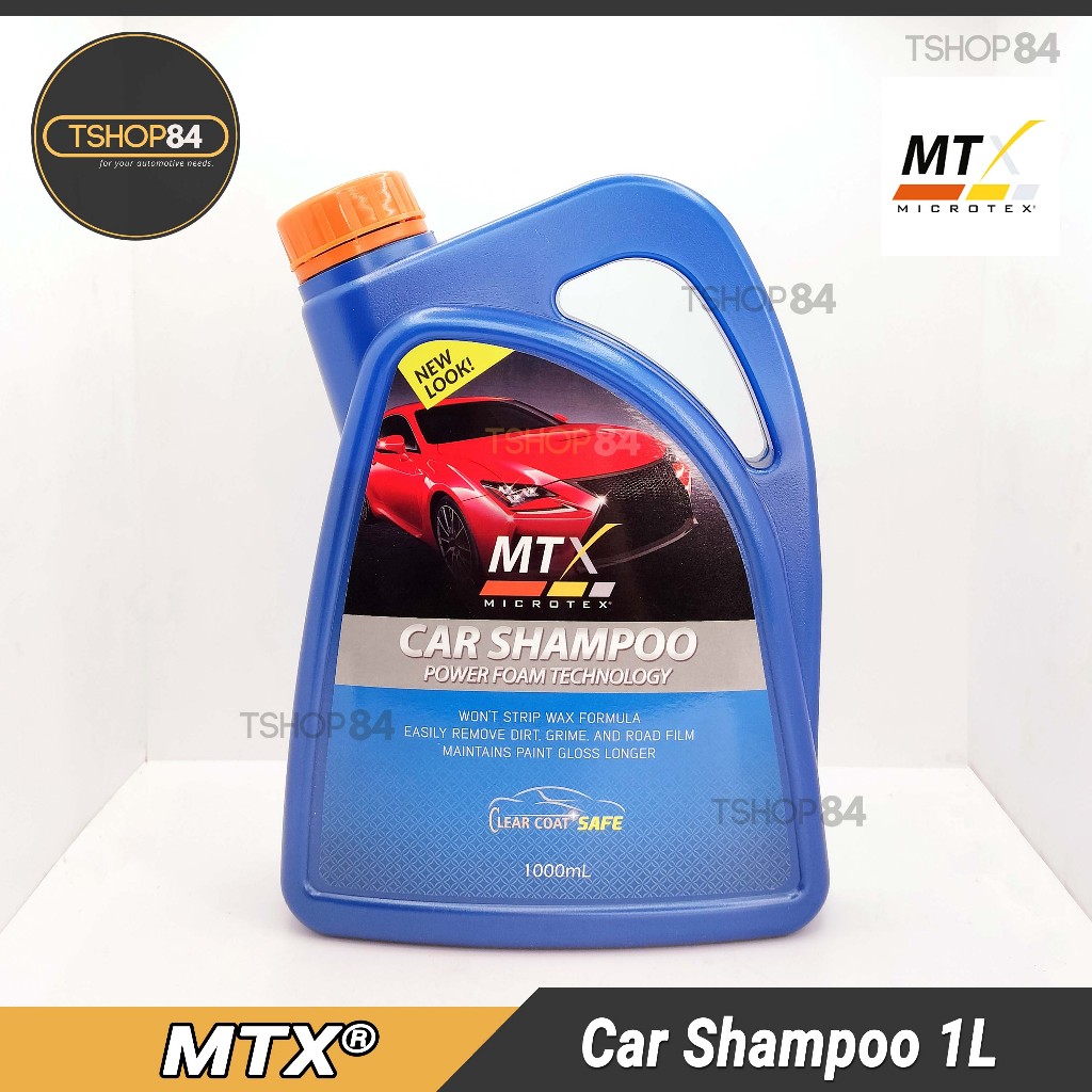 Microtex Car Shampoo MTX Power Foam Technology MS-101 1000mL | Shopee ...