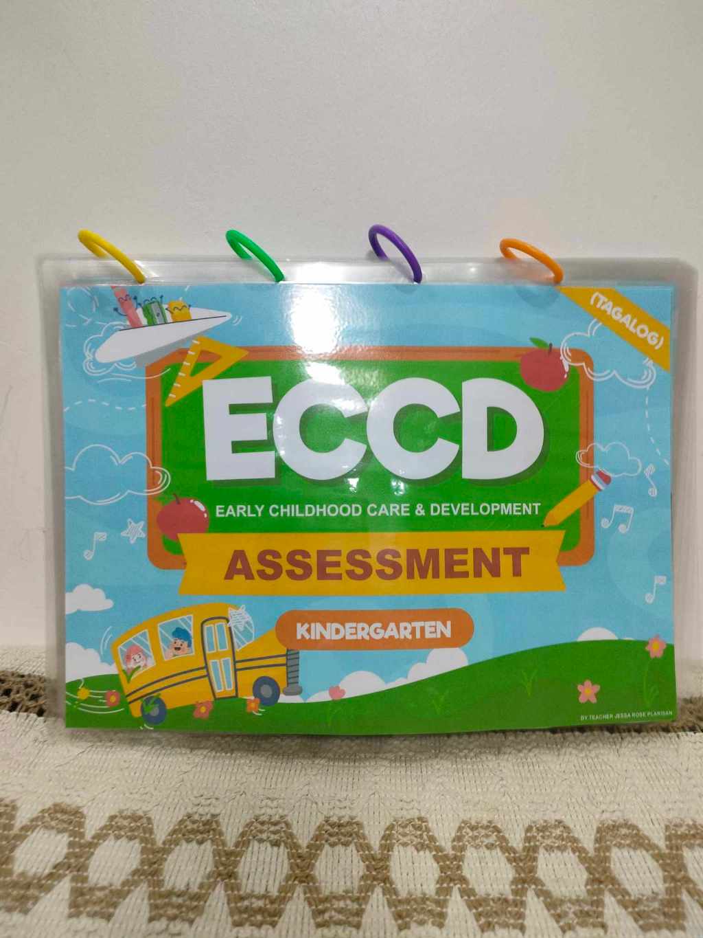 ECCD Assessment tool for kindergarten - Interactive and detachable ...