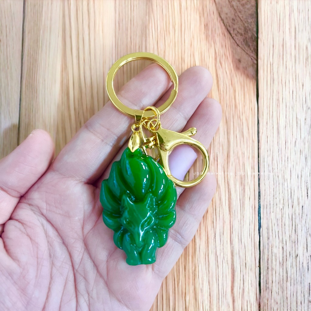 Original Nine Tailed Fox Jade Black Onyx Gemstone Pendant Lucky Charms ...