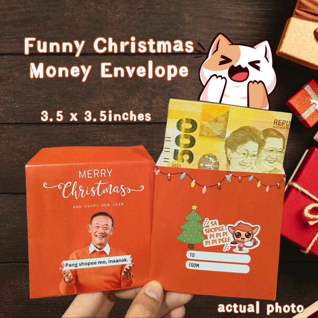FUNNY AMPAO ANGPAO 10PCS/6PCS CHRISTMAS MONEY ENVELOPE FUNNY ANGPAO AND ...