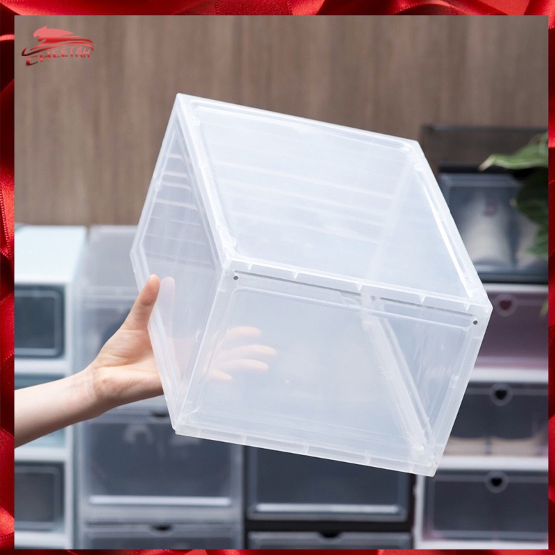 Candy Color Shoe Box Foldable Stackable Colorful Shoe Rack shoe storage ...