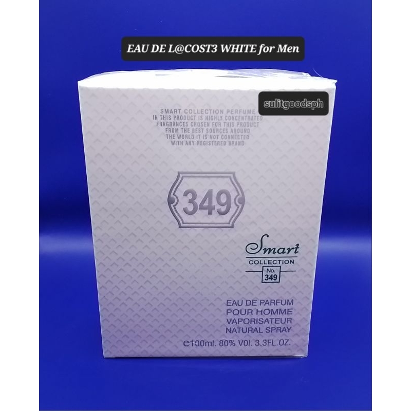 SMART COLLECTION PERFUME NO. 349 FOR MEN 100 ML EDP | Shopee Philippines