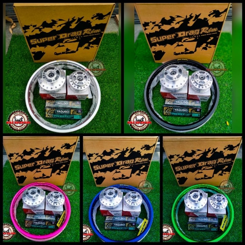 SDR RIM SET FOR RAIDER 150 CARB / FI (Nkume Hub & Yaguso Spokes ...