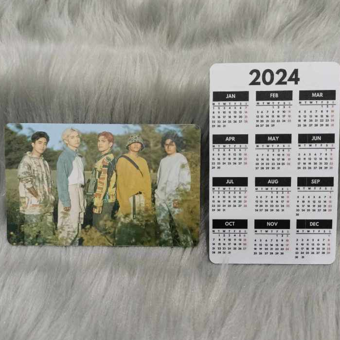 SB19 Pocket Calendar 2024 with matte film (ATM size) | Shopee Philippines